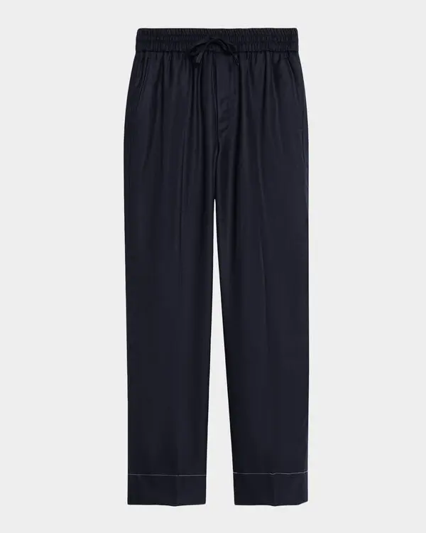 Brioni Asolo Wool-cashmere Drawstring Pants