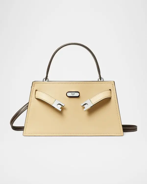 Tory Burch Mini Smooth Leather Top-handle Bag