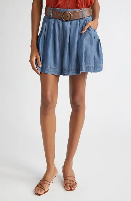 Ramy Brook Belted Mini Skirt