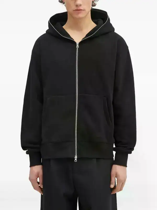 PLEASURES ジップアップフーディー/ジャケット Pleasures Embroidered Zip-Up Hoodie In Black - 11% Off | Editorialist