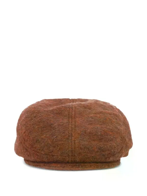 Ruslan Baginskiy Logo-embroidered Beret - Brown