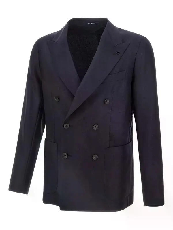 Tagliatore Peak-lapel Double-breasted Blazer