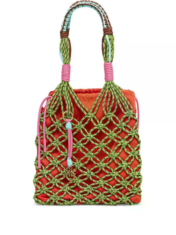 Pinko Rope-detail Bucket Bag
