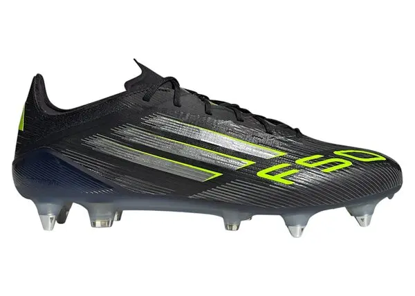 Adidas F50 Elite Sg Athletic Shoe - Core Black/iron Metallic/lucid Lemon
