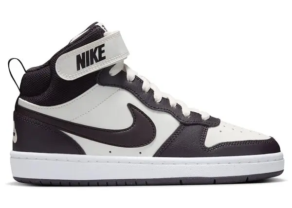 Nike Court Borough Mid 2 Sneakers - Sail/white/burgundy Ash