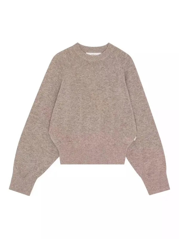 Remain Birger Christensen Raglan-sleeve Crewneck Sweater - Brown