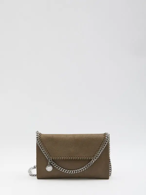 Stella McCartney Falabella Wallet With Chain - Green