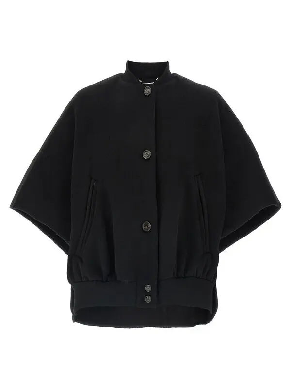 Max Mara Leticia Cashmere Cape - Black