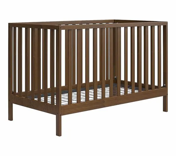 BABY RELAX Ema 3-in-1 Convertible Crib- Walnut