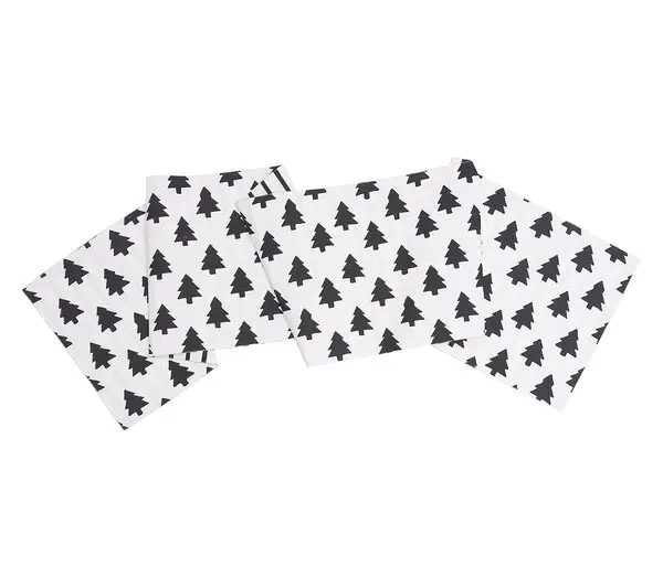 VALERIE PARR HILL Black And White Forest Table Runner Valerie