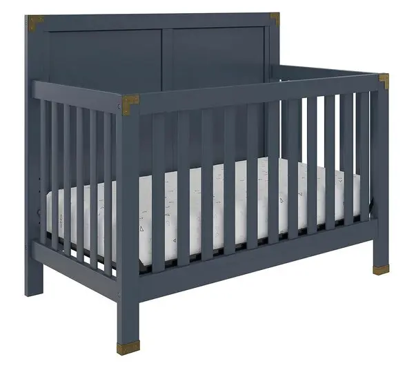 BABY RELAX Miles 5-in-1 Convertible Crib Navy