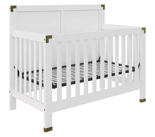 BABY RELAX Miles 5-in-1 Convertible Crib Whit E