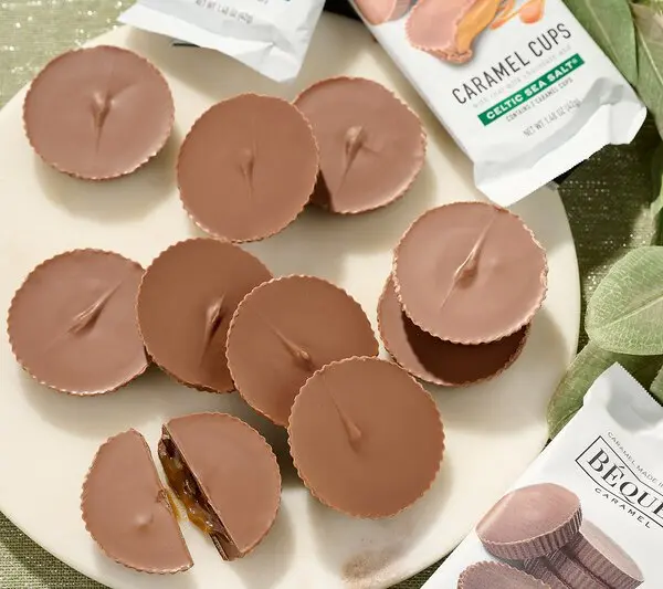 BEQUET CONFECTIONS Sh12/8 Bequet Caramel 2 Packs Of Milk Choc Caramel Cups