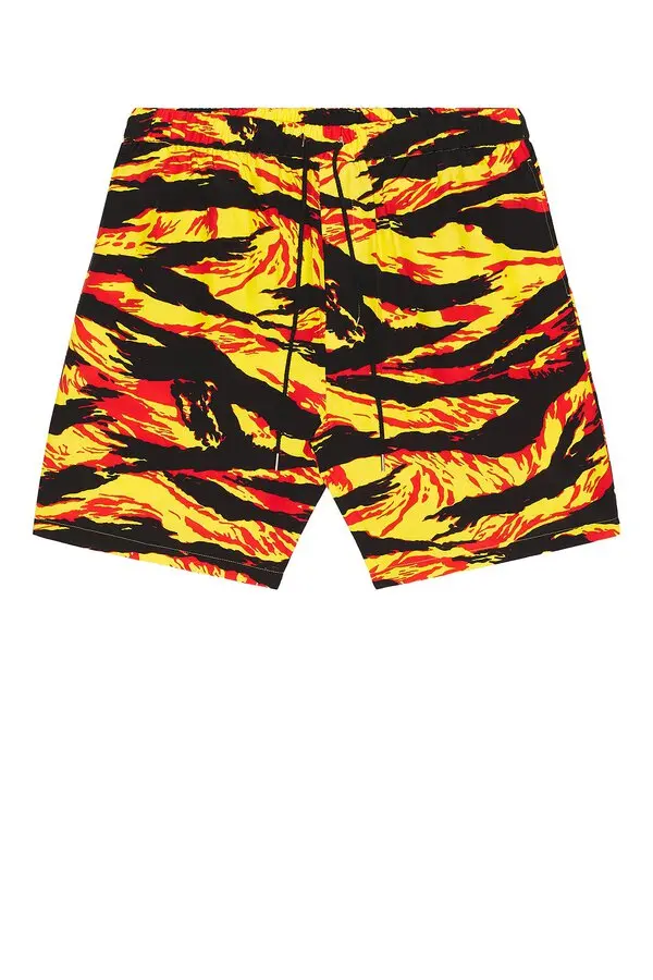 TAKAHIROMIYASHITA THESOLOIST. Tiger Camouflage Hawaiian Shorts