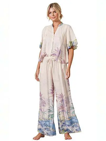 Victoria's Secret Maaji Mabel Short Sleeve Pant Set
