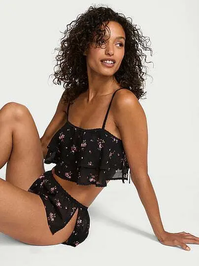 Victoria's Secret Dream Angels Wisteria Chiffon Cami Set
