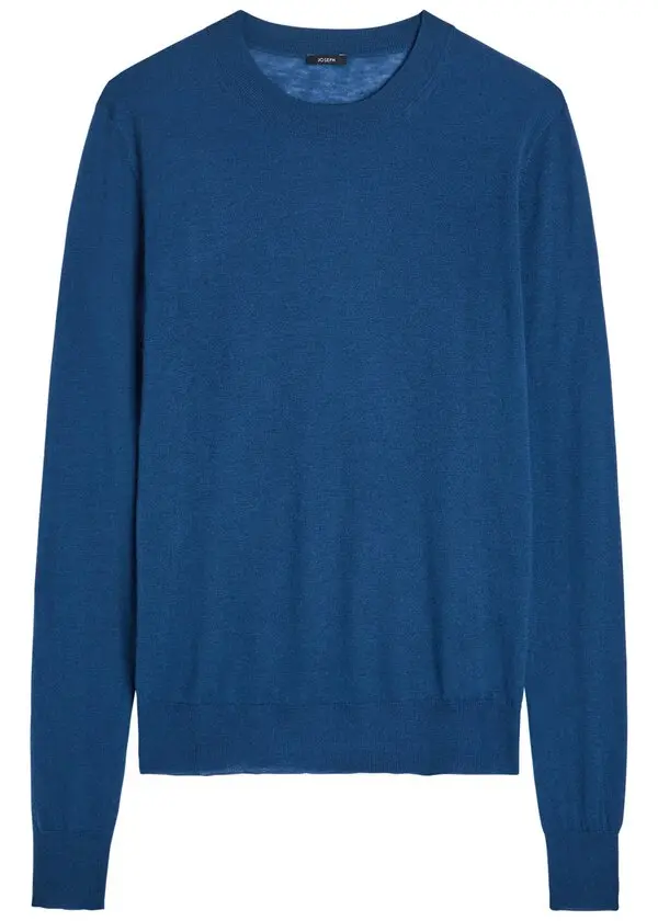 JOSEPH Cashmere Knit Top - Blue