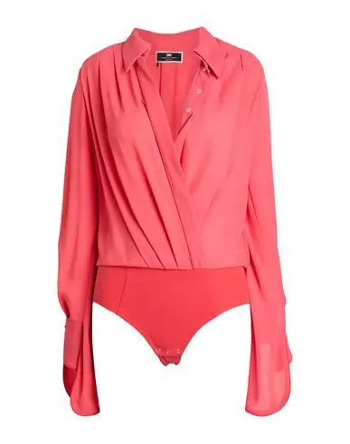 Elisabetta Franchi Crepe Bodysuit With Appliqués
