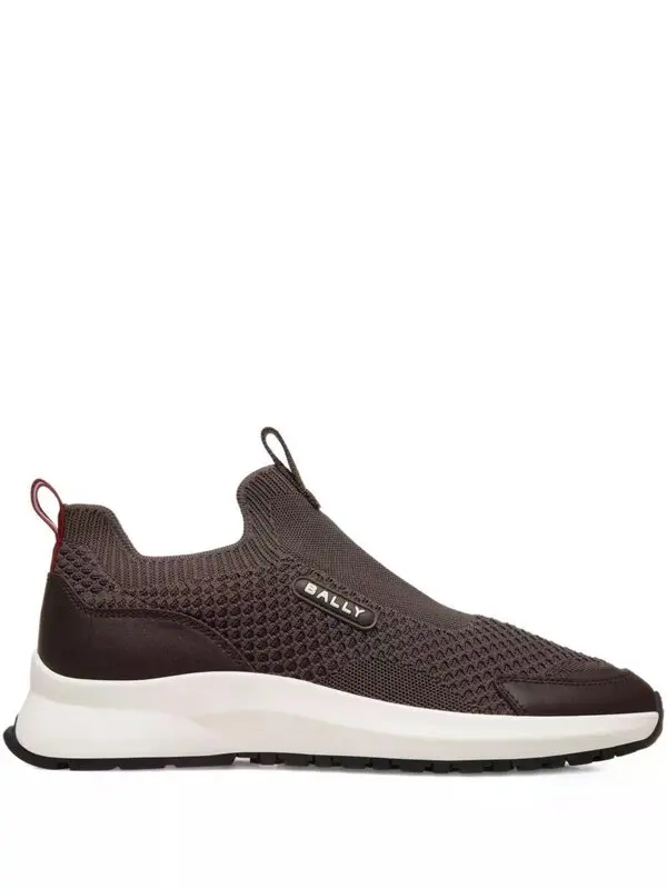 Bally Knit-effect Pull-on Sneakers - Ebano 21