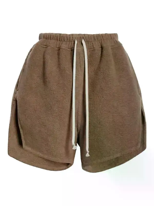 Rick Owens Drawstring Fleece Shorts