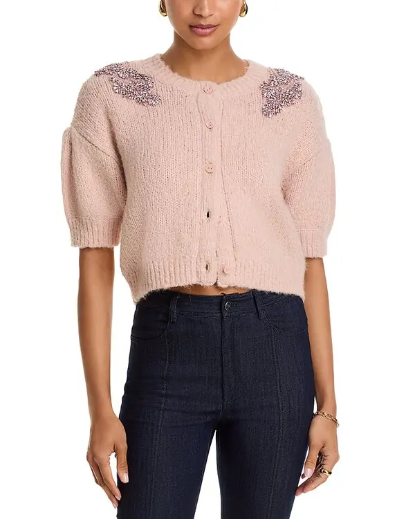Cinq À Sept Millicent Cardigan - Blush Petal Multi