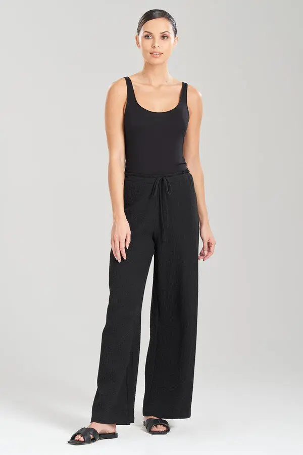 Natori Onsen Wide Leg Pants - Black