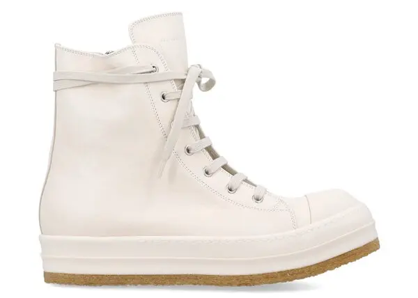 Rick Owens Creep Sneakers - Milk