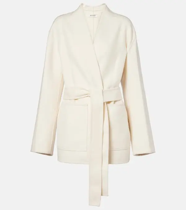 RÓHE Belted Wool Jacket