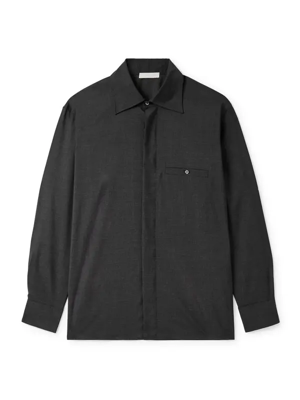 SAMAN AMEL Wool Overshirt