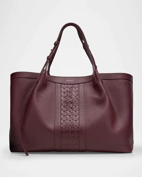 SERAPIAN Cachemire Leather Secret Tote Bag