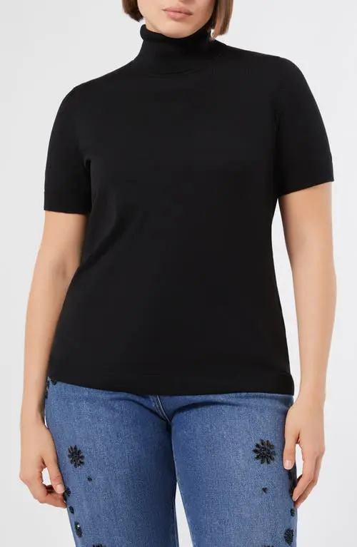 Marina Rinaldi Abile Short Sleeve Turtleneck Sweater