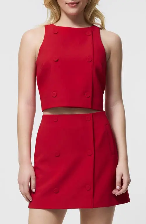 French Connection Azra Sleeveless Crop Top
