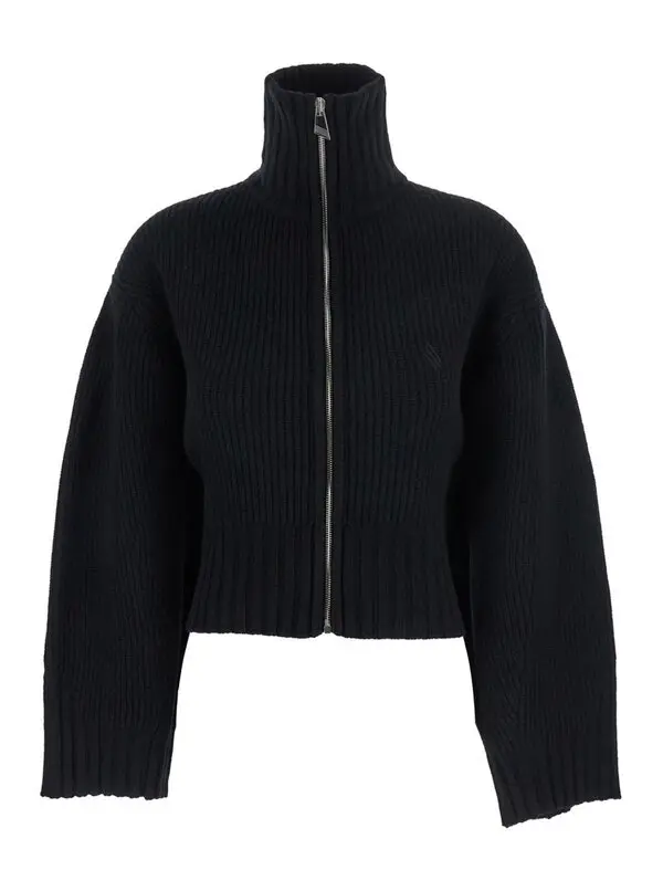 Attico Wool And Cashmere Blend Cardigan