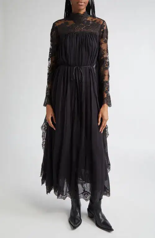 Zimmermann Hypnotic Batwing Sleeve Maxi Dress In Black - 80% Off |  Editorialist