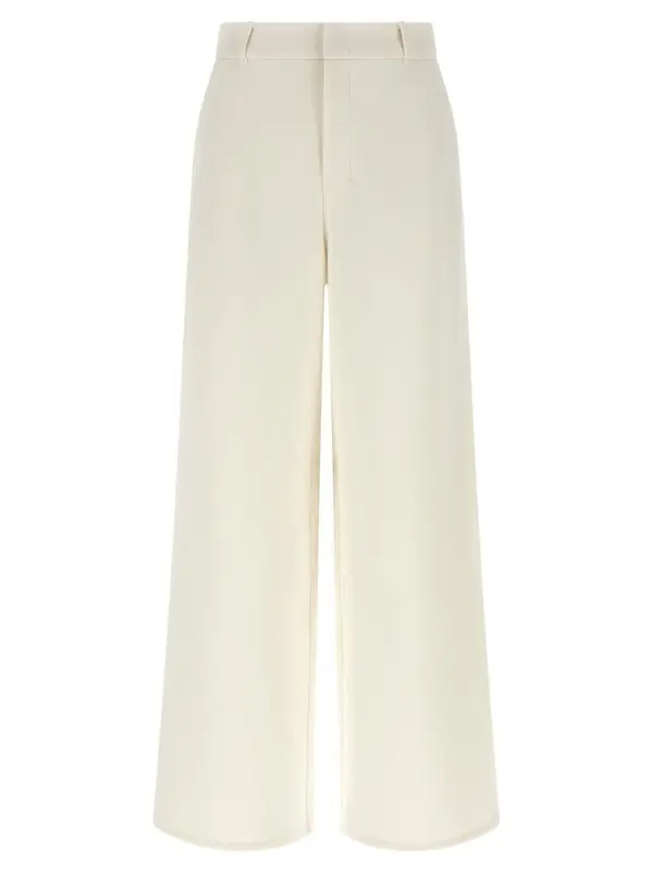 Max Mara Technical Cotton Jersey Trousers