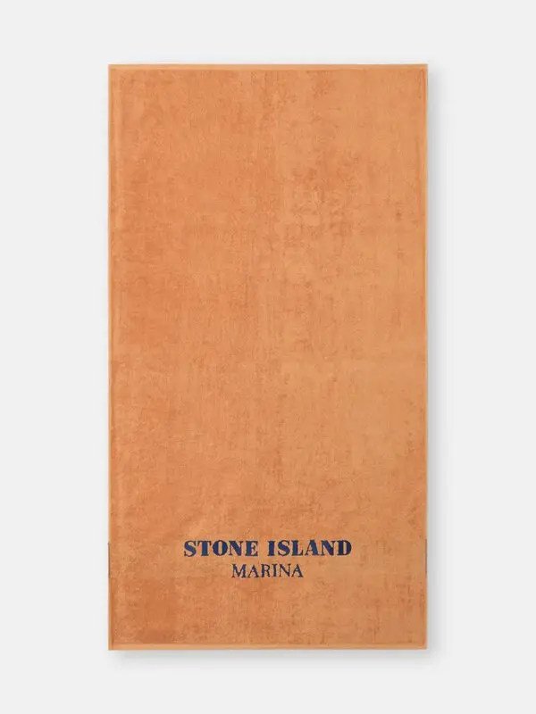 Stone Island Cotton Terry Beach Towel