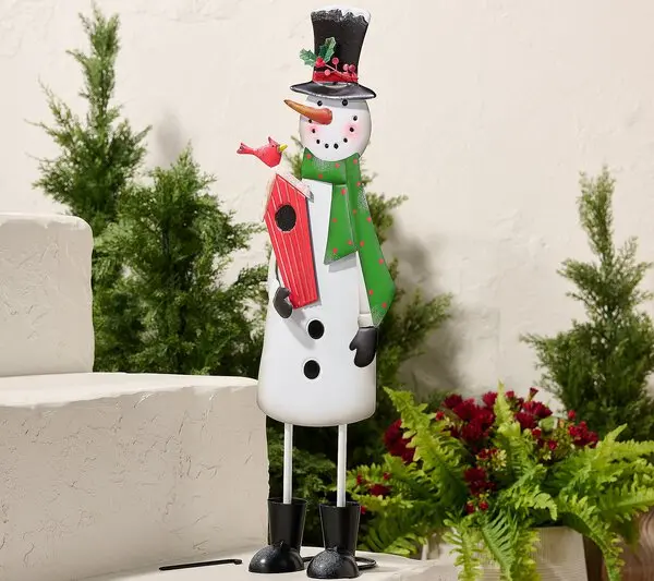 VALERIE PARR HILL 27.5' Metal Holiday Figure Valerie