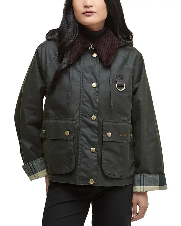 Barbour Reighton Waxed Jacket - Fern/ancient