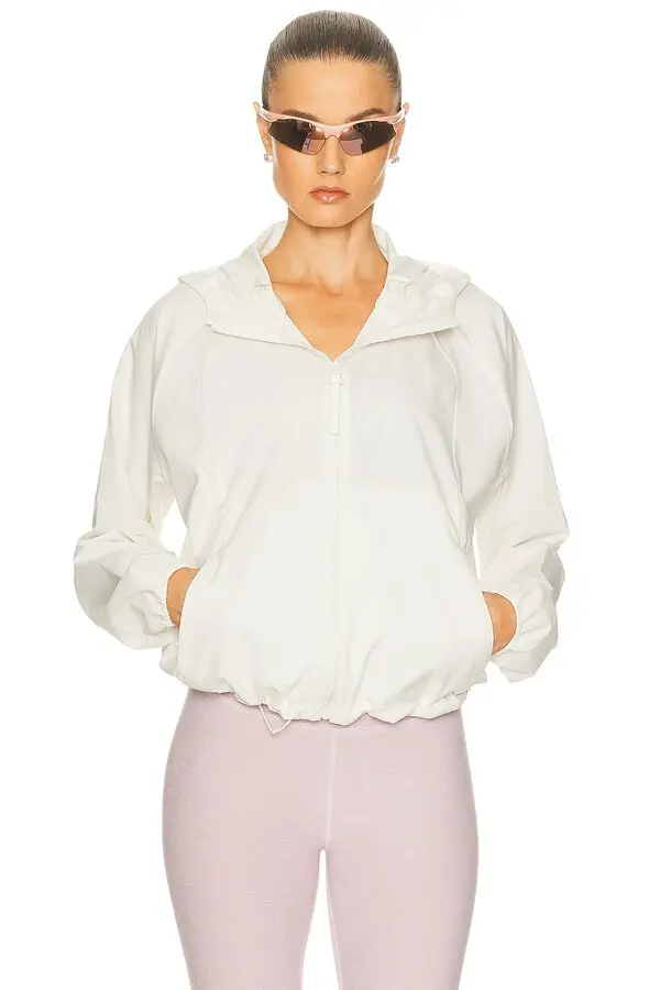 Beyond Yoga Cross Country Packable Jacket - Dove