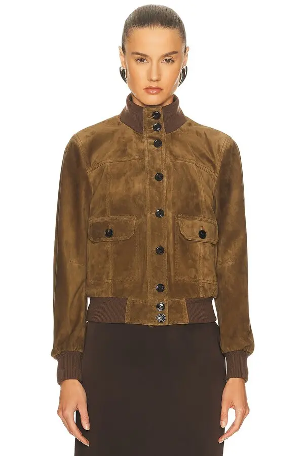 TOM FORD Soft Cashmere Bomber Jacket