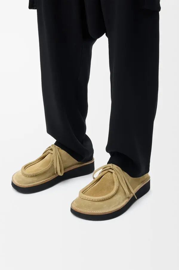 Loewe Faro Lace-up Shoes - Sahara