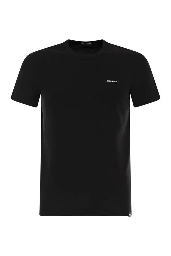 Kiton Stretch Cotton Undershirt - Black