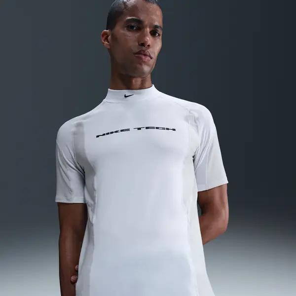 Nike Tech Dri-fit Short-sleeve Base Layer - White