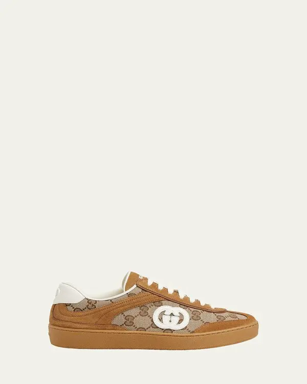 Gucci G75 Gg Canvas Sneakers