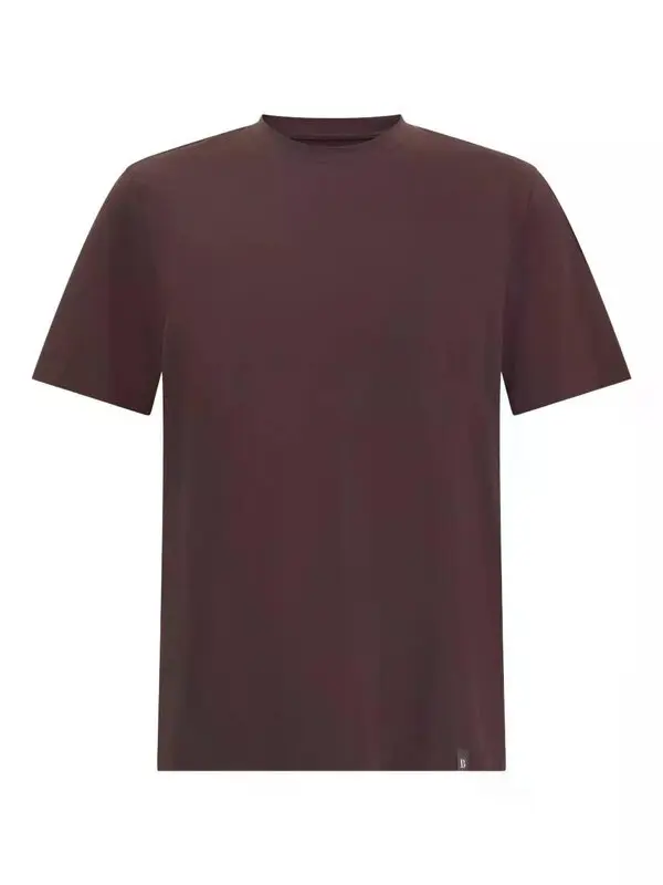 Boggi Milano Stretch Supima-cotton T-shirt - Brown