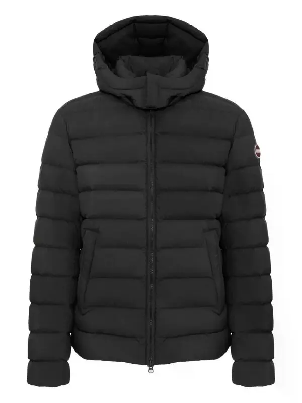COLMAR Hooded Quilted Jacket - Black