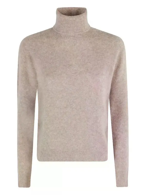 ROBERTO COLLINA Wool-silk Blend Turtleneck Sweater
