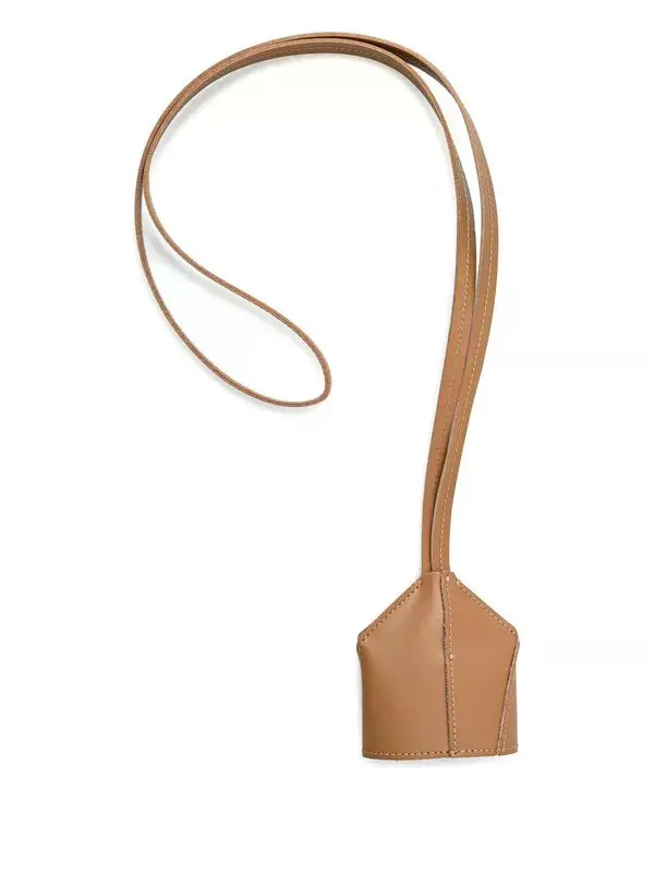 MAISON MARGIELA Leather-strap Keyring - Brown
