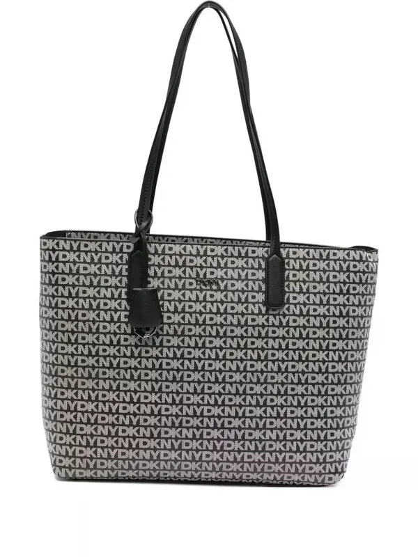 Dkny Logo-pattern Tote Bag - Black