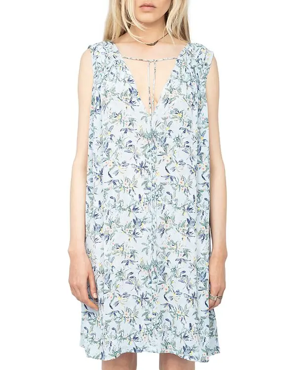 Zadig&Voltaire Short Viscose Dress - Cloud